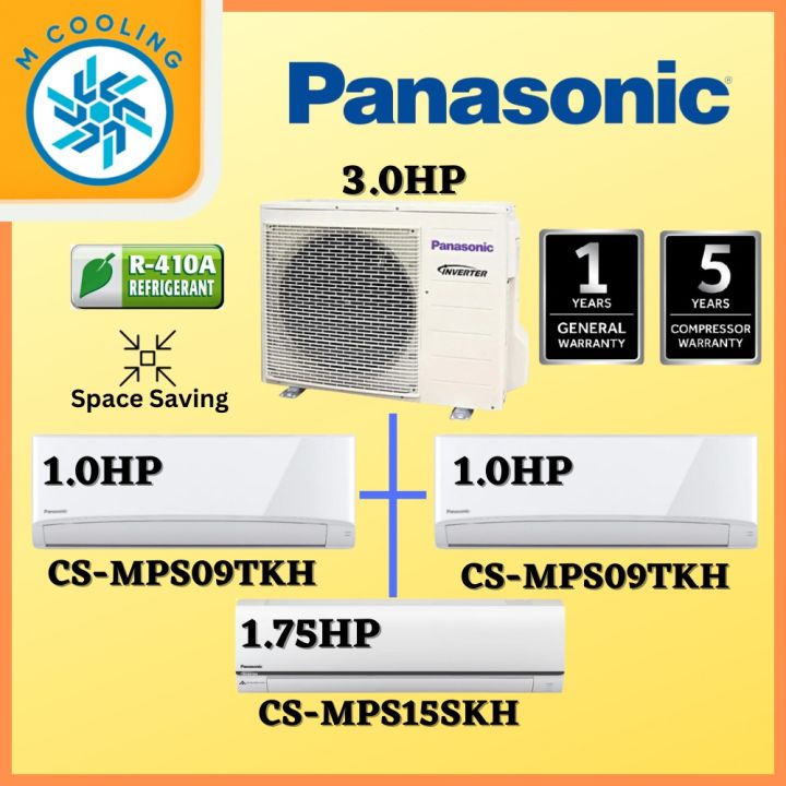 [INSTALLATION] PANASONIC MULTI-SPLIT AIR COND R410a INVERTER [ OUTDOOR ...