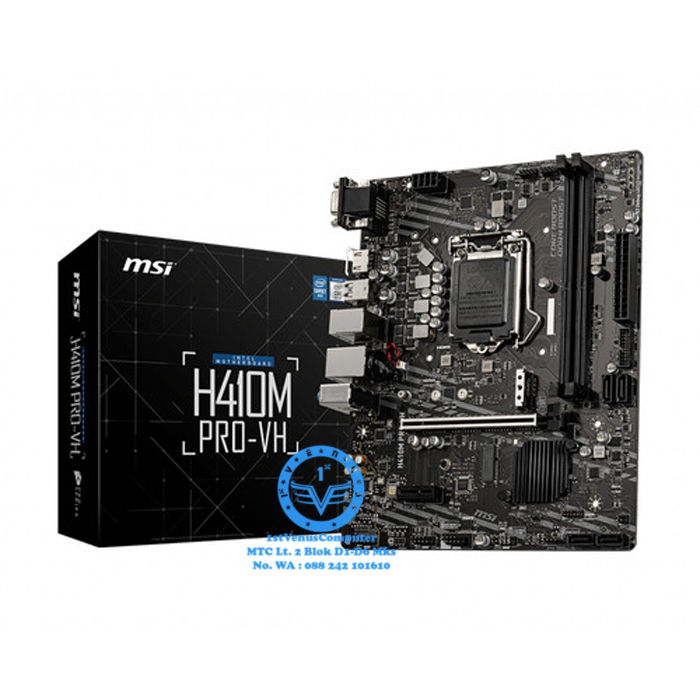 MOTHERBOARD MSI H410M PRO-VH LGA 1200 MAINBOARD MB H410M / MAIN-MS24 ...