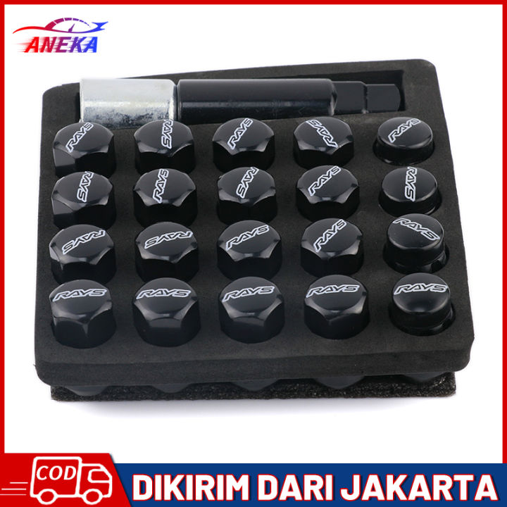 20PCS Baut Mobil Lug Nut Rays 1.5MM Baud Roda Mur Racing Baja Lugnut ... 20PCS Baut Mobil Lug Nut Rays 1.5MM Baud Roda Mur Racing Baja Lugnut ...