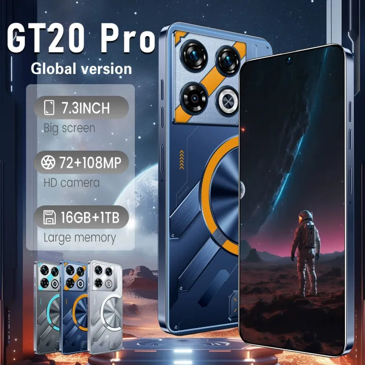 [COD] GT20 Pro Android Phone (16GB+1TB), 7.3-inch Large Screen, 72MP ...