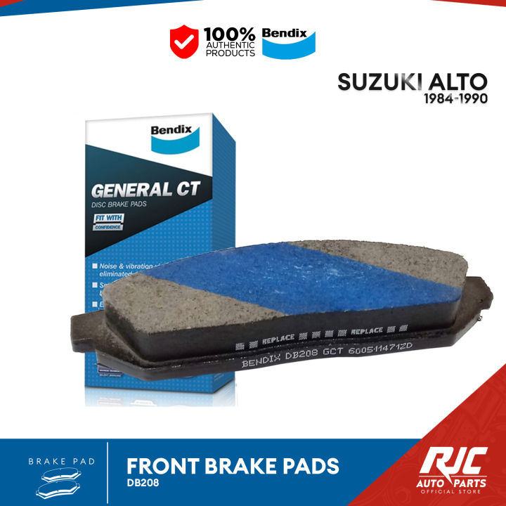 BENDIX BRAKE PAD SUZUKI ALTO FRONT 1984-1990 DB208 1set | Lazada PH