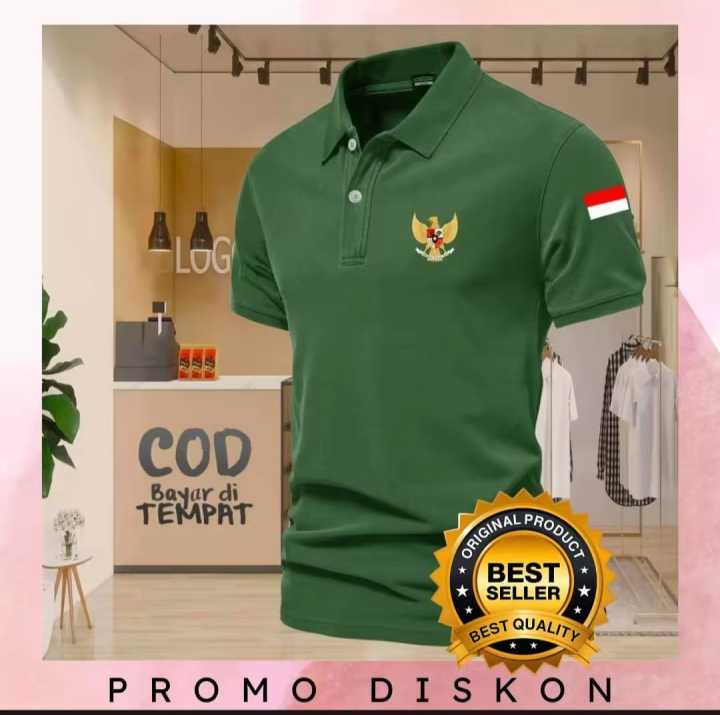 Allium Collection / Polo Shirt Logo Garuda Bendera Ditangan Versi Baru ...