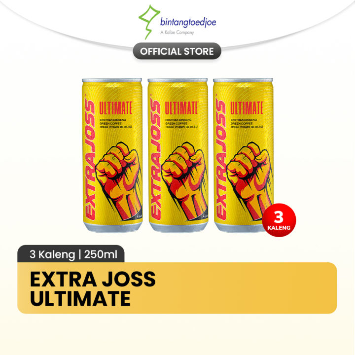Extra Joss Ultimate 3 Kaleng | Lazada Indonesia