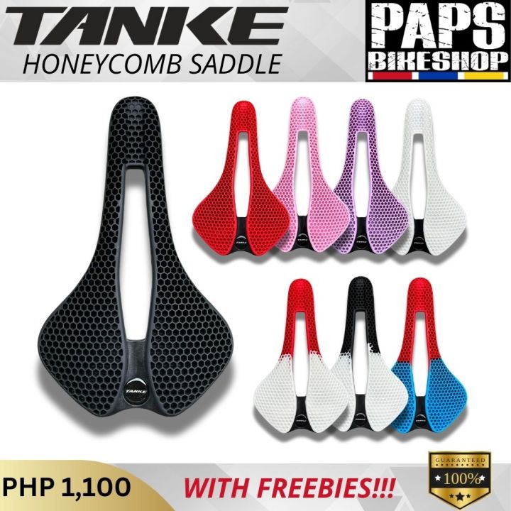 TANKE HONEYCOMB DESIGN SADDLE | Lazada PH