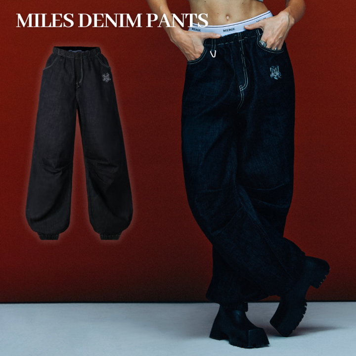 Merge Official - Miles Denim pants (พร้อมส่ง) | Lazada.co.th