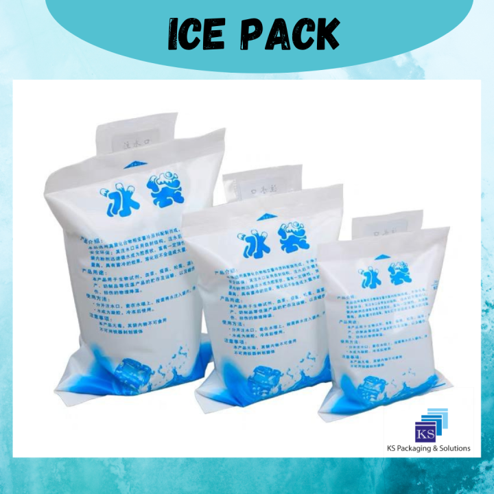 Reusable Ice Pack/ Ice Bag for cooler bag (50pcs) (100ml/200ml/400ml ...