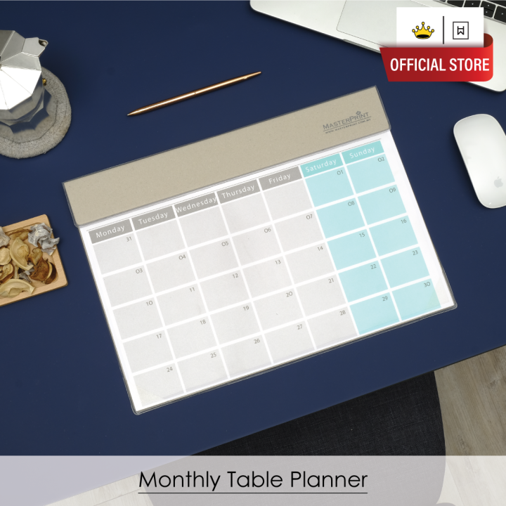 NEW 2025 Handwriting Monthly Desk | Table Planner 2025 | MTP-S | Lazada