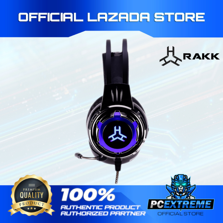 Rakk Karul Illuminated Gaming Headset Blue Bulk | Lazada PH