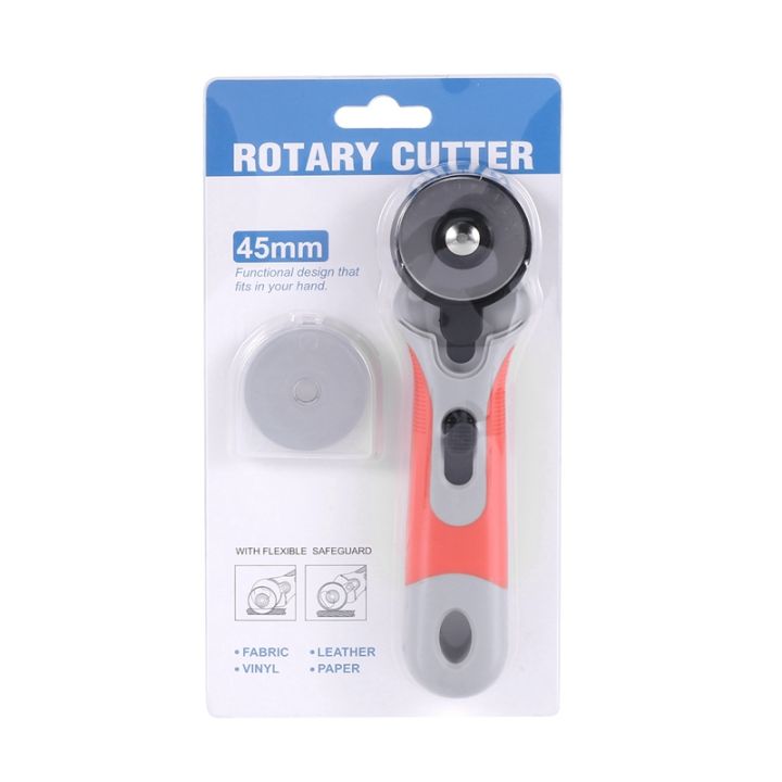 45mm Rotary Cutter Set Rotary Cutter with 10 Replacement Rotary Blades ...