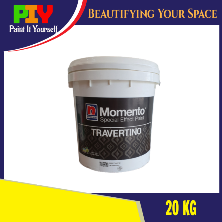Nippon Paint Momento (Designer Series Travertino) 25KG | Lazada
