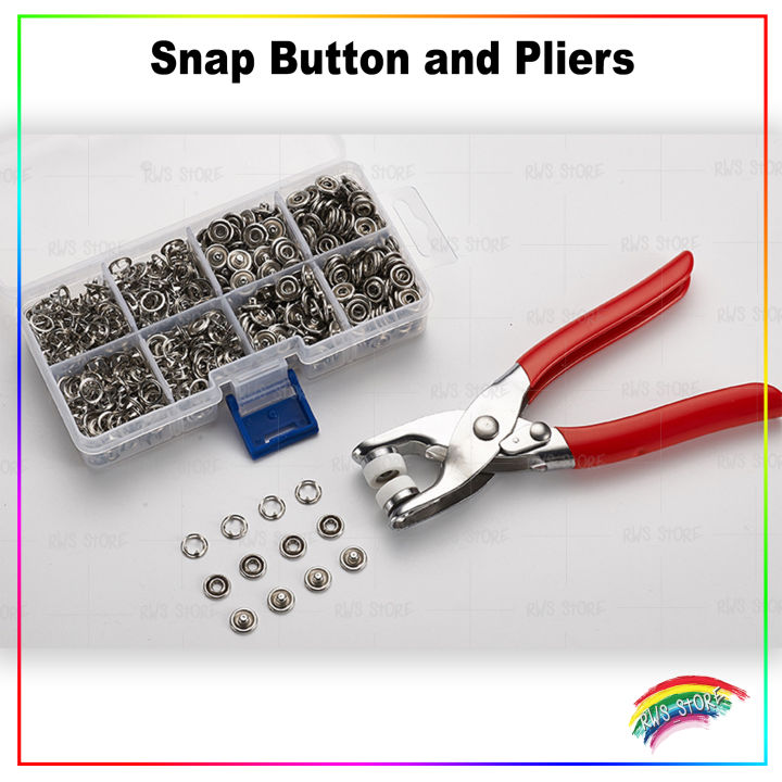Snap Button and Pliers 子母扣与工具钳子 | Lazada