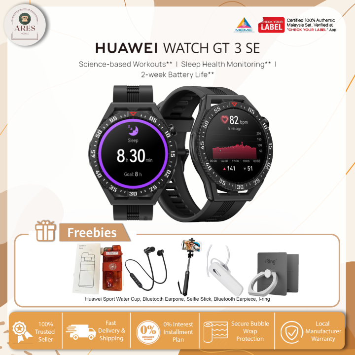 HUAWEI WATCH GT3 SE 46MM Smartwatch | Science-based Workouts | Sleep ...