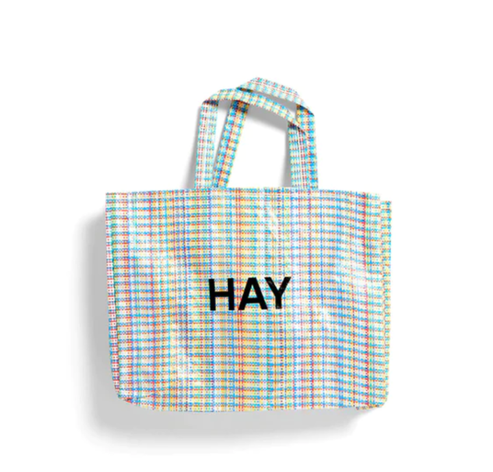 HAY - Multi Check Shopper (กระเป๋า กระเป๋าใส่ของ กระเป๋าใบใหญ่ ถุงใส่ ...