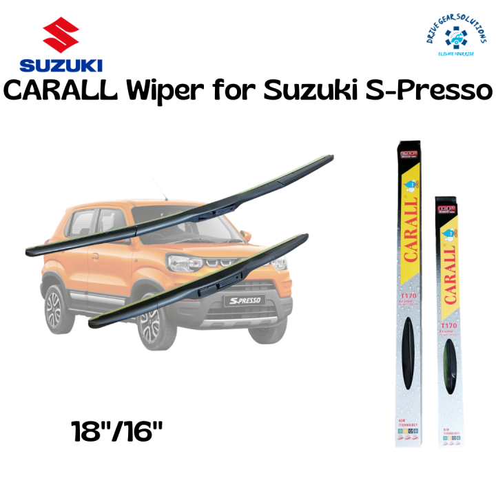 CARALL Wiper for Suzuki S-Presso (18" + 16") | Lazada PH