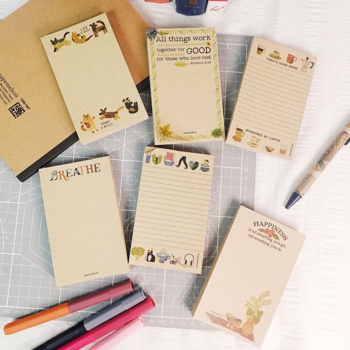 Papemelroti Inspirational Notepad | Bible Verse Christian Religious ...