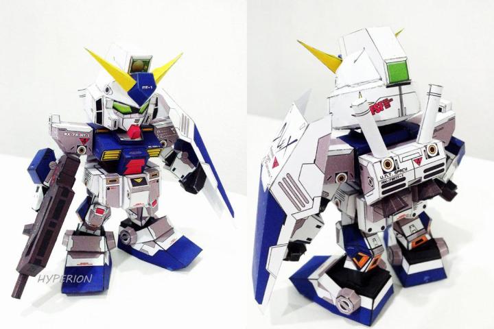 DIY Papercraft SD RX-78NT-1 Gundam Alex | Lazada Indonesia