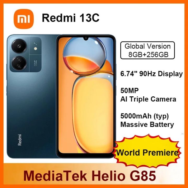 Redmi 13C | 1 Year Warranty | 8GB + 256GB | Smooth 6.74" 90Hz display ...