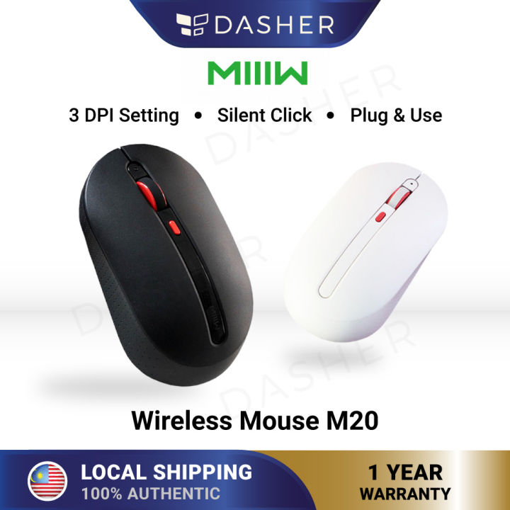[NEW Product] Miiiw M20 Silent Click Wireless Mouse | Lazada