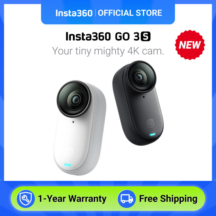 Insta360 GO 3S - 4K Tiny Portable Vlogging Camera, Hands-Free POVs, Mount Anywhere ...