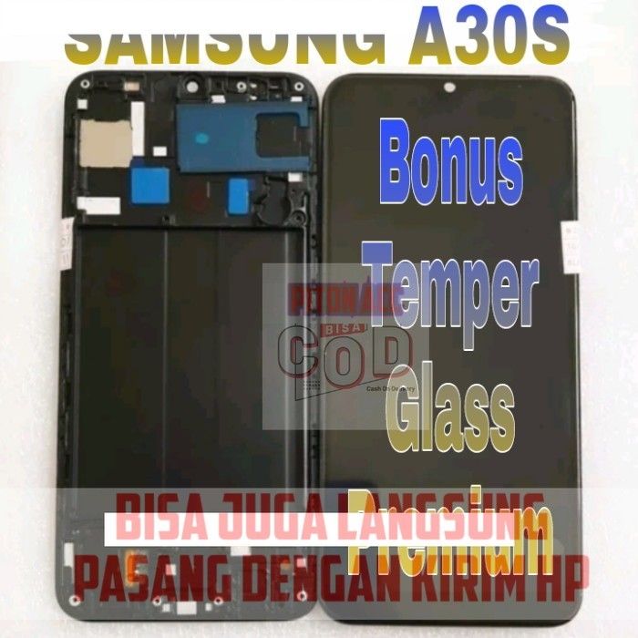 Lcd Samsung A30S incel + Touchscreen Fullset - oncell + frame | Lazada ...