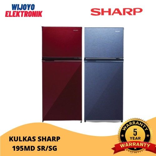 KULKAS 2 PINTU SHARP SJ 195 MD GARANSI RESMI | Lazada Indonesia