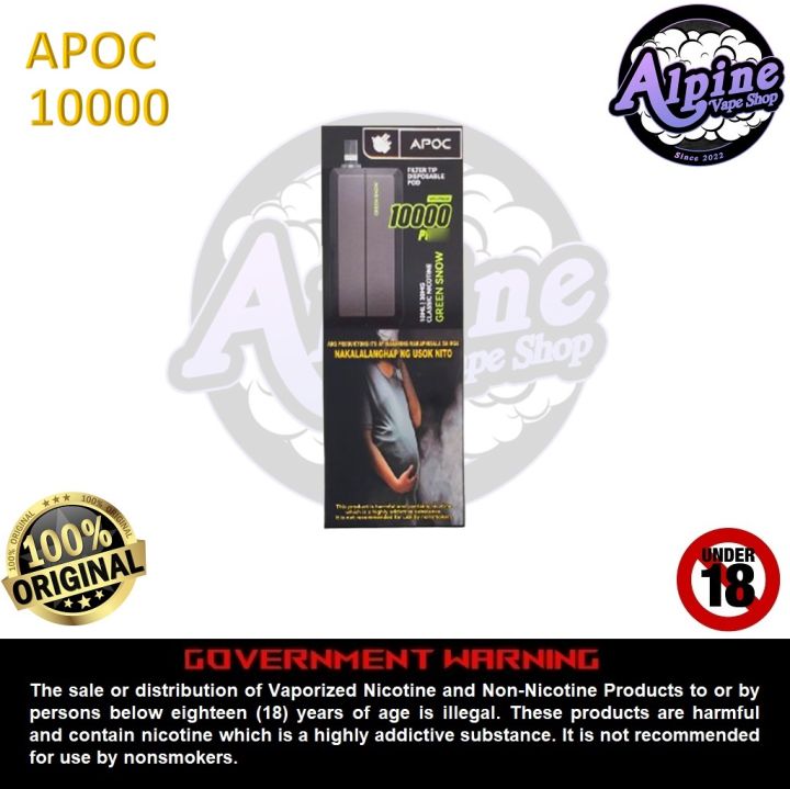 Apoc 10000 Disposable Vape Pod | Lazada PH