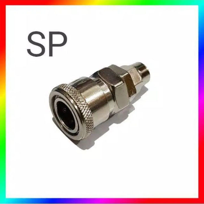 COUPLER FEMALE KOPLER QUICK COUPLING SAMBUNGAN ANGIN KOMPRESOR SF SP S ...