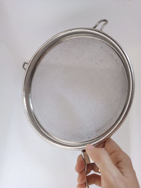 Rỗ Lược Dừa-Rây lọc inox 2 lớp dày 20cm | Lazada.vn