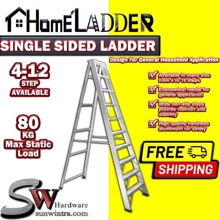 HOME LADDER SINGLE SIDED LADDER ( FREE SHIPPING!!! ) TANGGA SINGLE SIDE ...