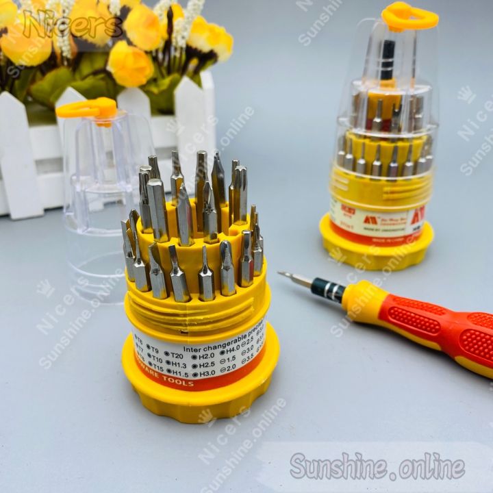31 in 1 multi-function screwdriver set Pocket Precision Electro Screw Driver Tools Set | Lazada PH