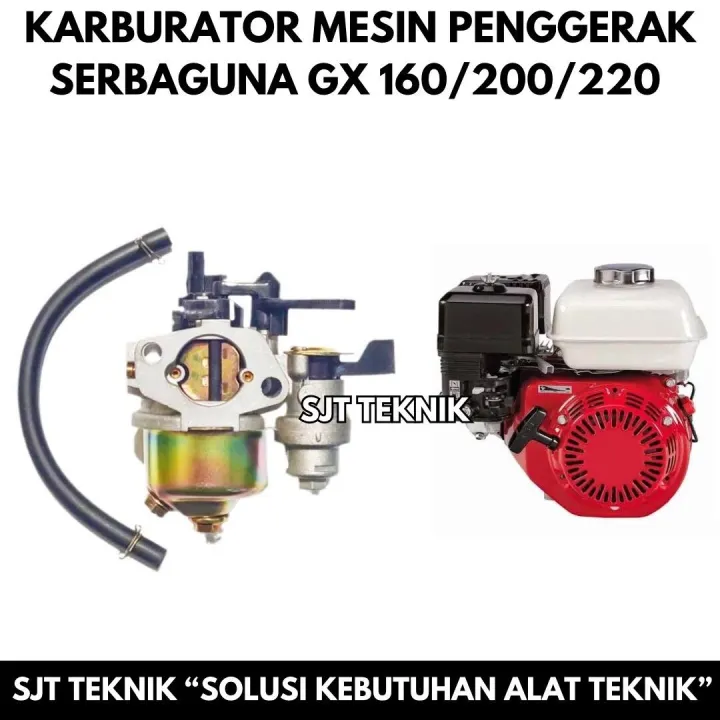 Karbu mesin engine penggerak bensin serbaguna gx 160 gx 200 gx 220 karburator mesin penggerak gx ...