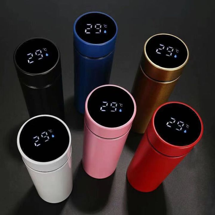 ALS LED 500ML Smart Sensing Temperature Stainless Steel Thermos Tumbler ...