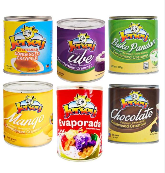Jersey Condensed Creamer Milk - Buko Pandan, Mango, Chocolate - Perfect ...