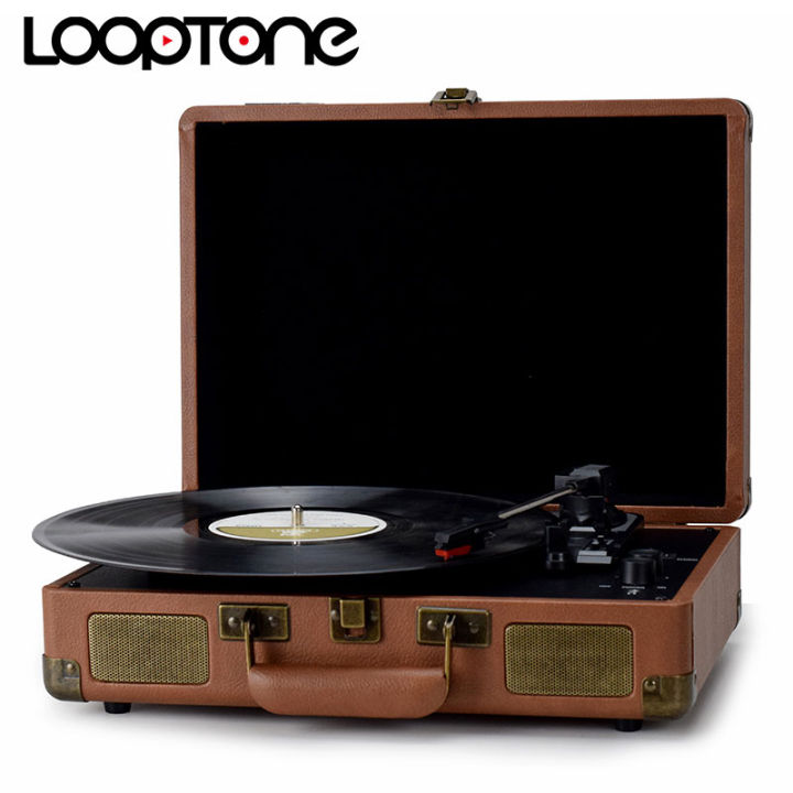 LoopTone Stereo Turntable With Wireless Bluetooth in and Bluetooth out ...