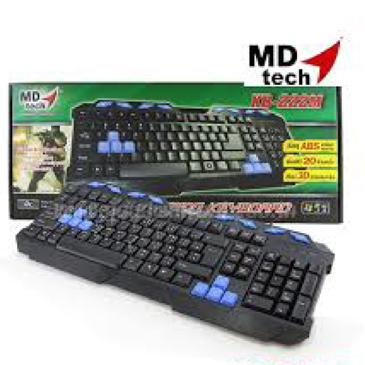 Gaming Keyboard รุ่น KB-222M /M222+M103 MD-Tech | Lazada.co.th