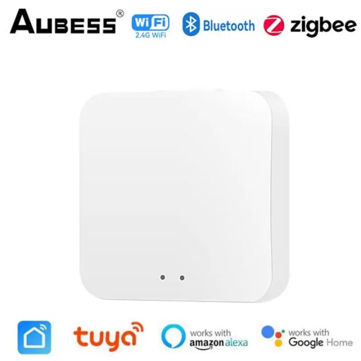 Tuya Smart Gateway Hub Multi-mode WiFi Bluetooth ZigBee Smart Home Bridge Smart Life Remote ...