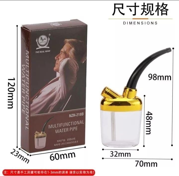 Pipa Rokok Waterpipe Filter Rokok Media Air The Real Man / Pipa Rokok ...