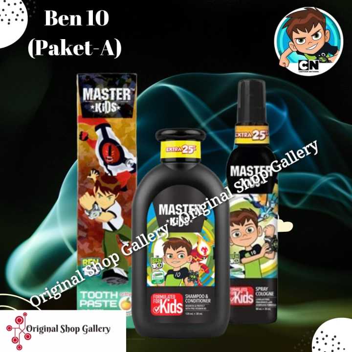 Master Kids Kado Anak Laki-laki Paket Perlengkapan Mandi Shampo Cologne ...