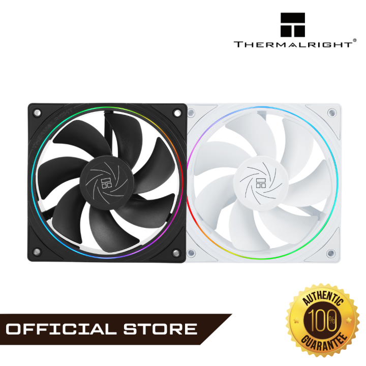 Thermalright ARGB Reverse Fan (TL-S12R Black/TL-S12RW White) | Lazada PH