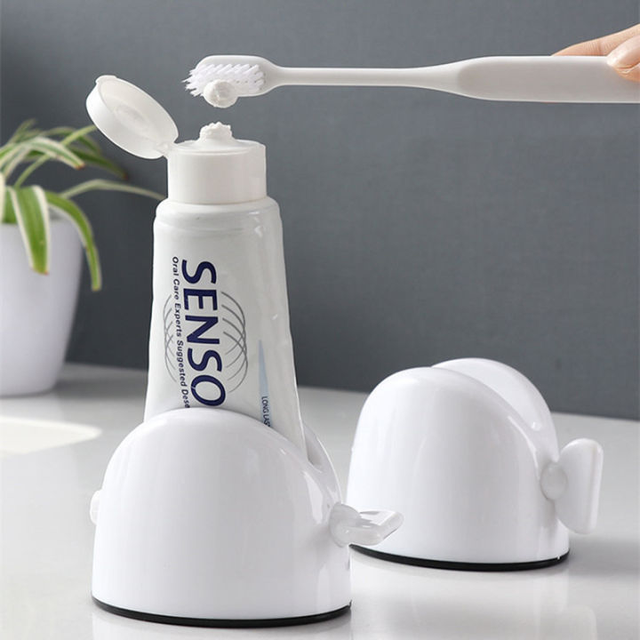 Toothpaste Squeezer Extruder Cleanser Press Dispenser Bathroom ...