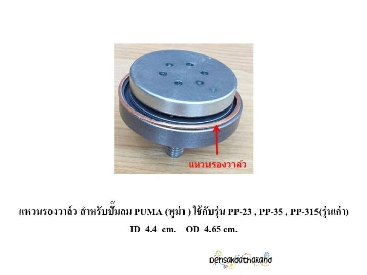 [ราคาถูก]⚙️ แหวนรองวาล์ว ไอดี-ไอเสีย ปั๊มลม puma PP-23 , PP-35 ( 3-5HP ) แหวนทองแดง อะไหล่ปั๊มลม ...