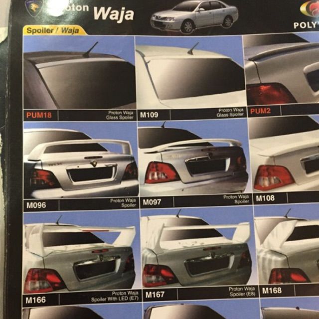 Proton waja various type spoiler | Lazada