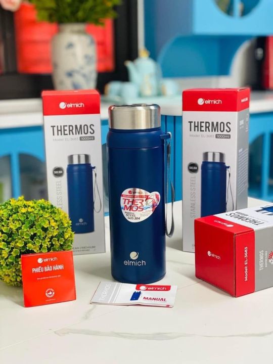Bình giữ nhiệt Inox 304 Elmich EL-3683 thể tích 1000ml | Lazada.vn