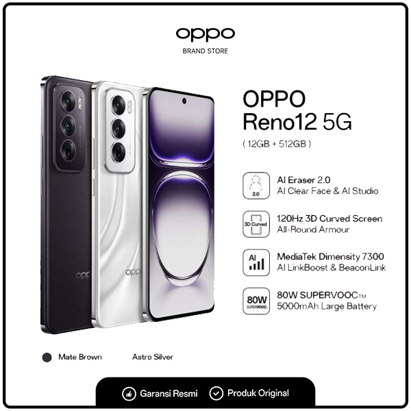 OPPO Reno12 5G 12GB/256GB | Lazada Indonesia