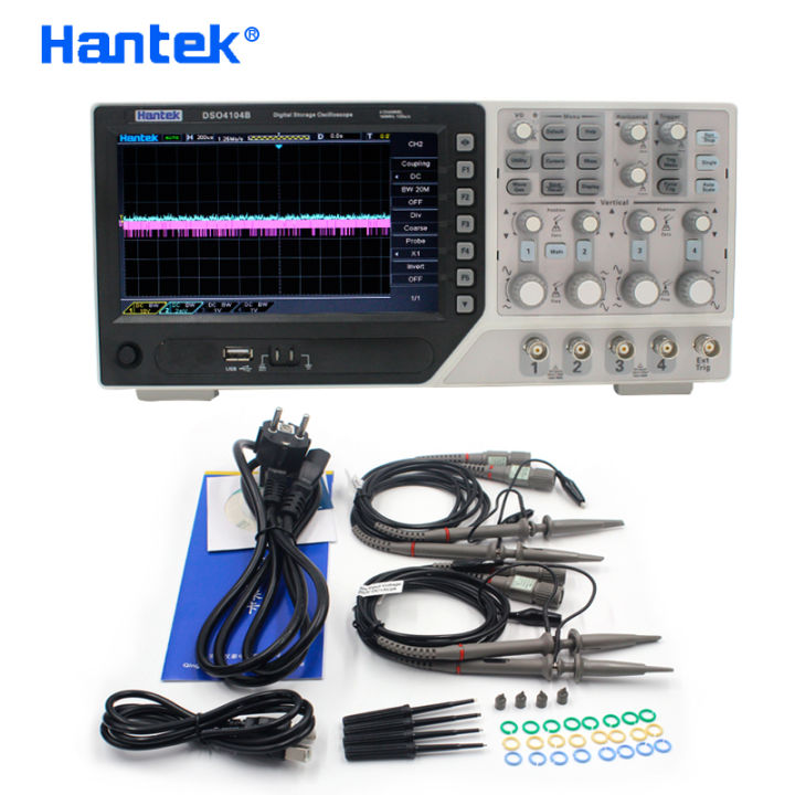 Hantek Official DSO4104B Digital Storage Oscilloscope USB 100MHz 4 ...