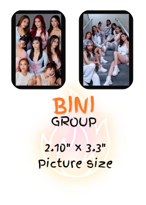 BINI GROUP VINYL STICKER HIGH QUALITY - WATERPROOF | Lazada PH