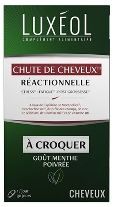 Luxéol Reactive Hair Loss 30 Chewable Tablets | Lazada Singapore