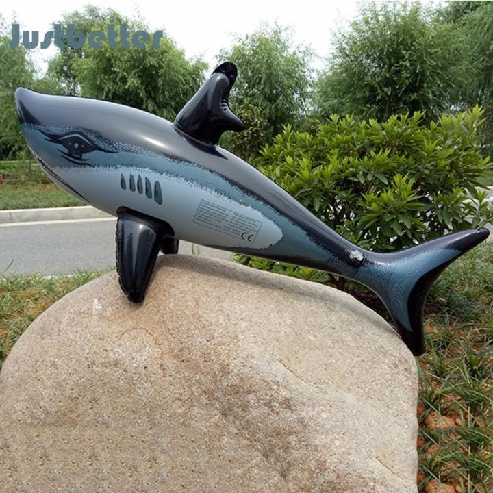 [Justbetter] PVC Inflatable Shark สระว่ายน้ำห่วงยางความปลอดภัยน้ำของเล่นสำหรับเด็กเด็ก | Lazada ...