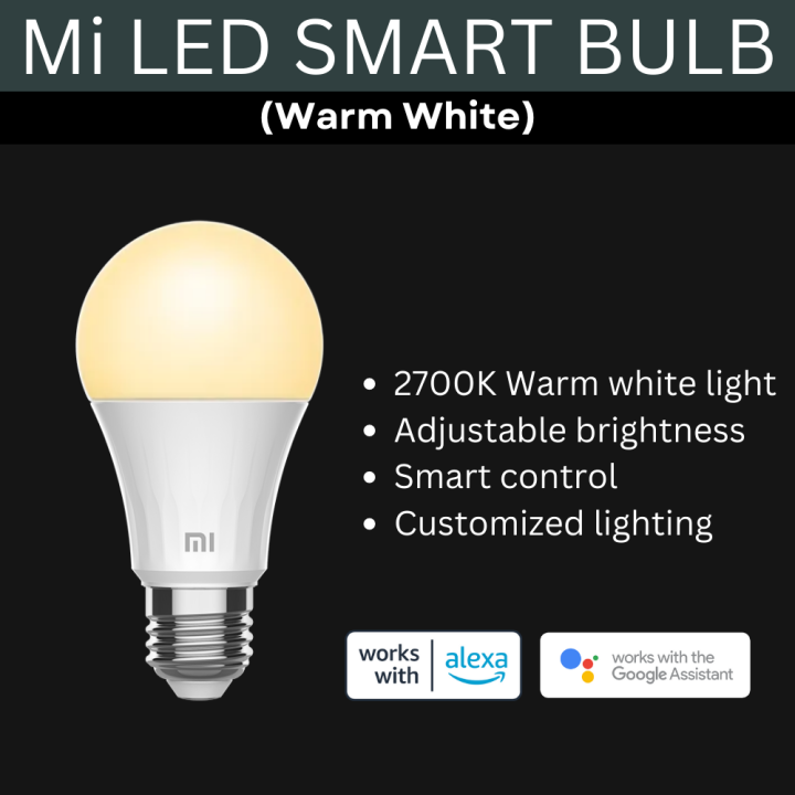 (Global)Mi Smart LED Bulb (Warm White) /LED Smart Bulb Essential (White ...