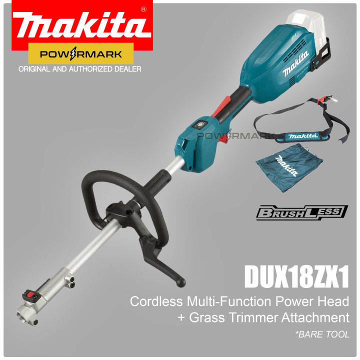 MAKITA DUX18ZX1 Cordless Multi-Function Power Head + Grass Trimmer ...